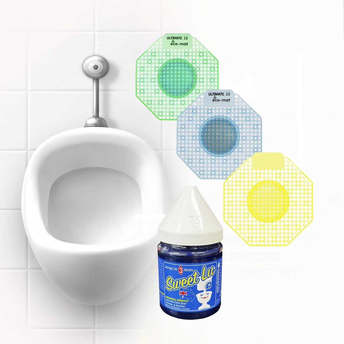 Urinal Mats and Screens - Odour Control and Hygiene for Public Toilets ...