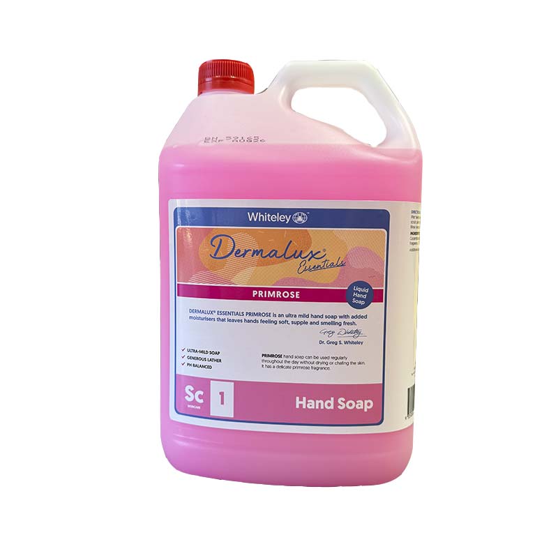 Whiteley Primrose Gentle Moisturising Hand Soap for Daily Use 5L ...