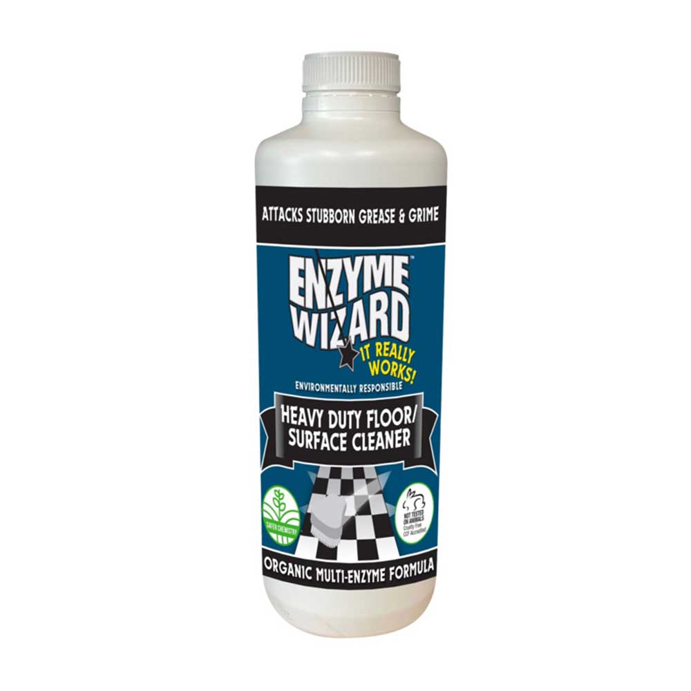 Heavy Duty Floor & Surface Cleaner Enzyme Wizard 1Lt – Janitorial Depot